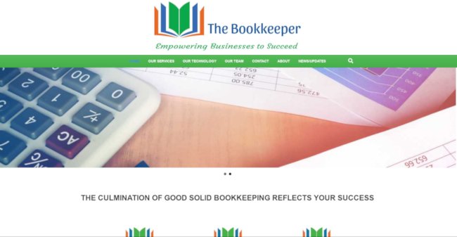 The Bookkeeper Website Design - Responsive Development - The Ian Scott ...